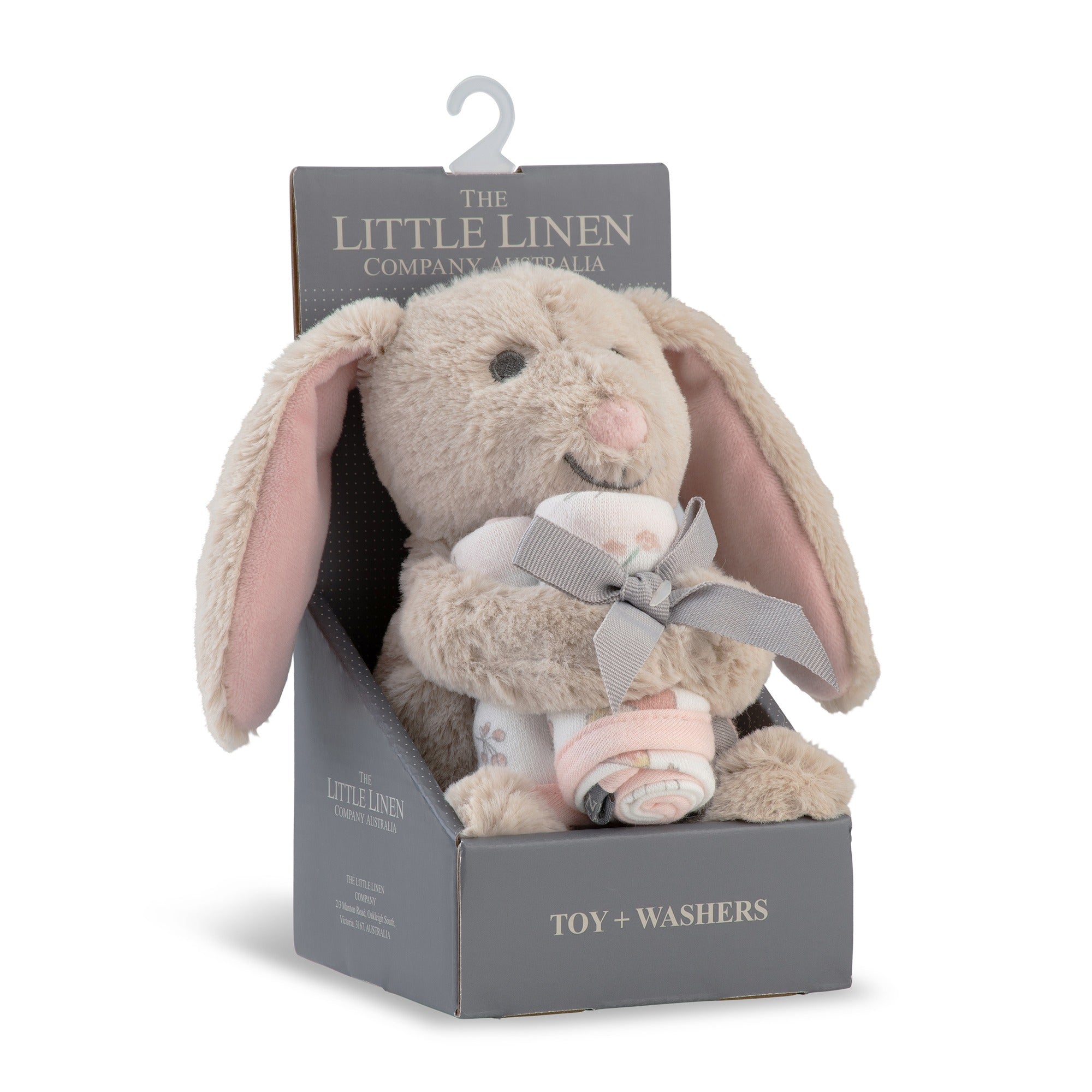 Little Linen Plush Toy & Washers - Harvest Bunny – Belly Beyond