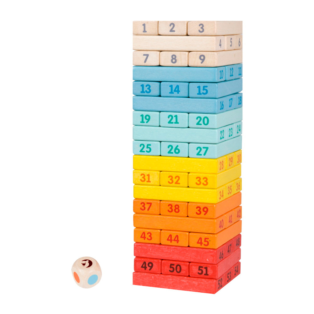 Classic World Deluxe Colourful Tower Game | Belly Beyond – Belly Beyond